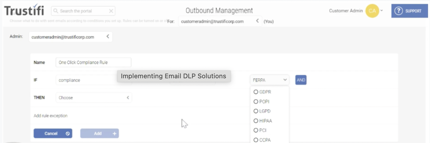 DLP Email Security | Data Loss Prevention | Trustifi