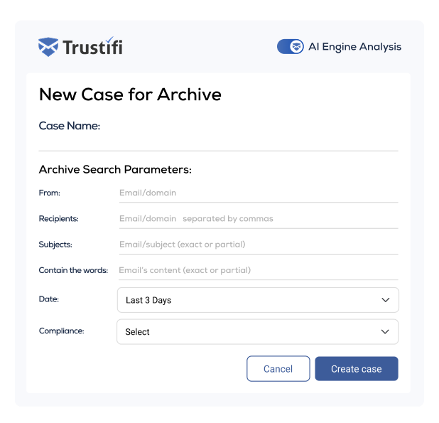 Advanced Cloud Email Archiving | Trustifi